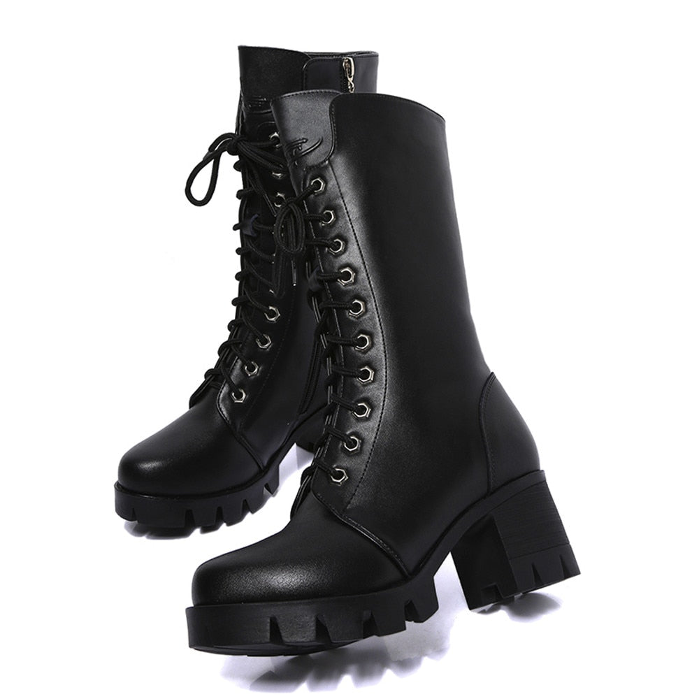 Military Madam Boots – Gothic Mania