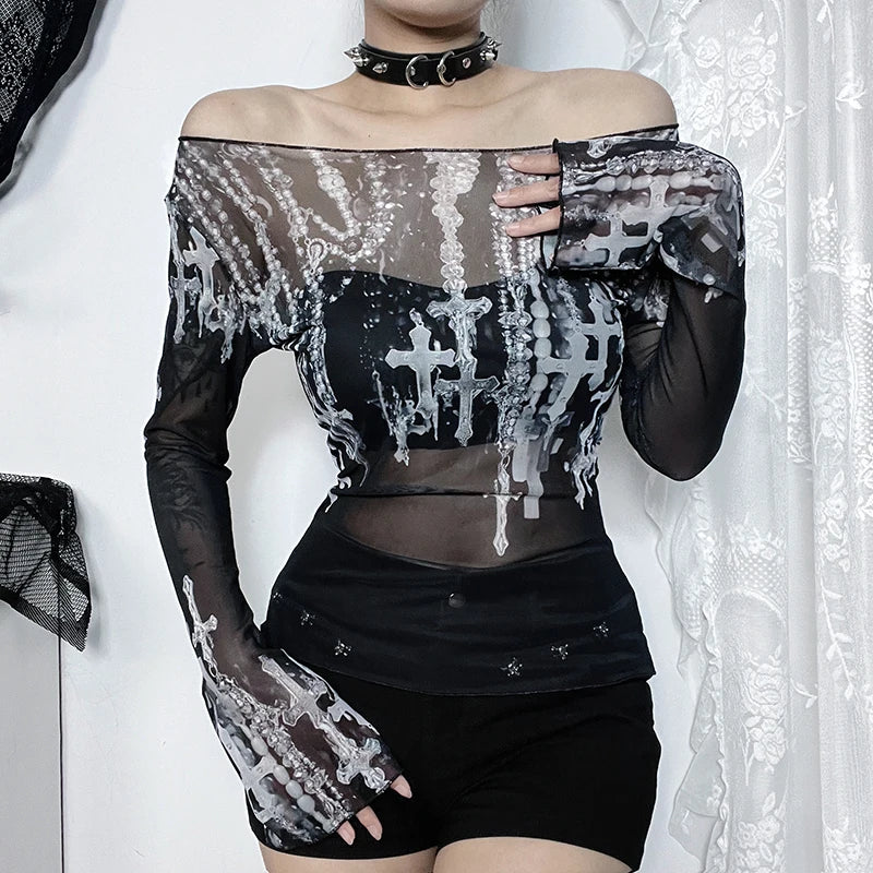 Women's Mesh Top – Gothic Mania