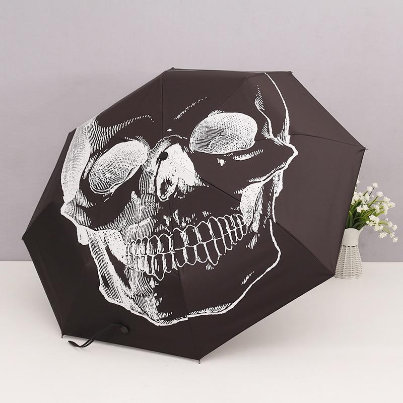Unisex Skull Umbrella – Gothic Mania