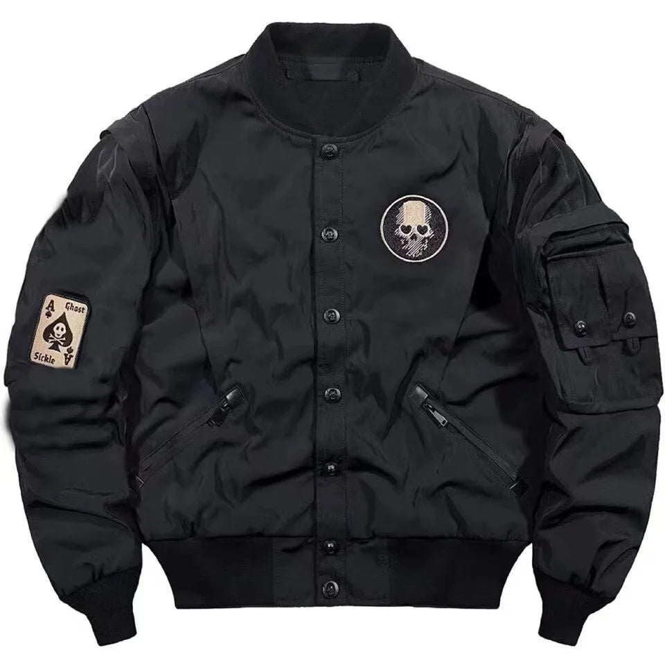 Men's Skull Bomber – Gothic Mania
