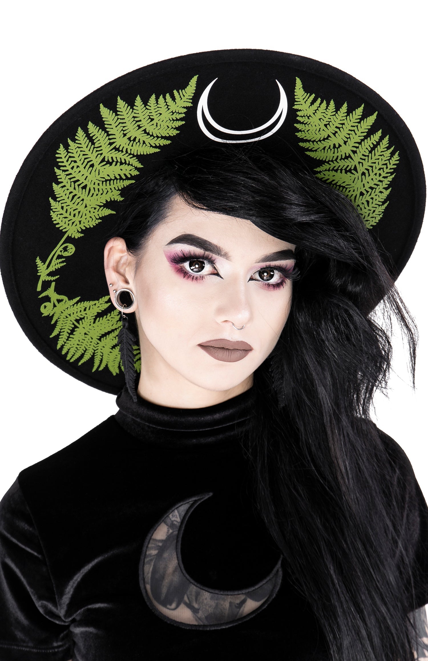 Fern Forest Witch Hat – Gothic Mania