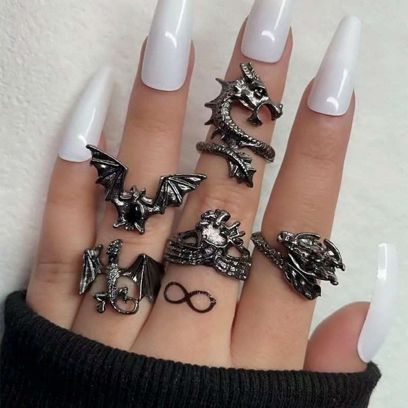Gothic Ring Set – Gothic Mania