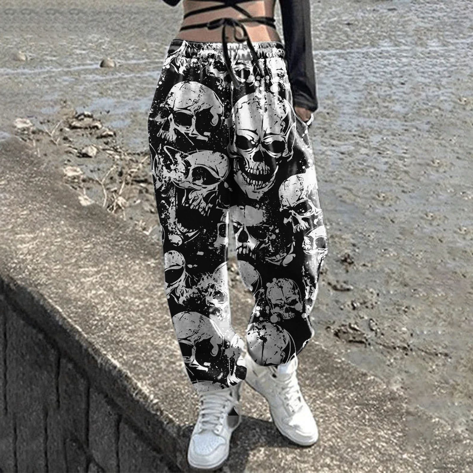 Women's Skull Sweatpants – Gothic Mania